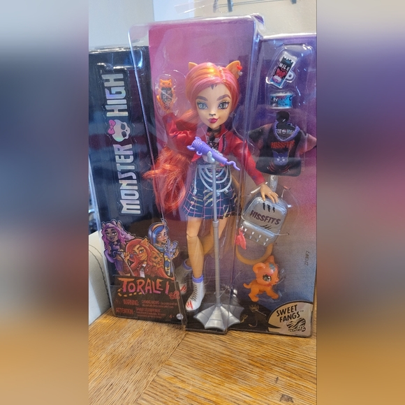 Mattel | Toys | Monster High Sweet Fangs Toralei Cat Fashion Doll ...